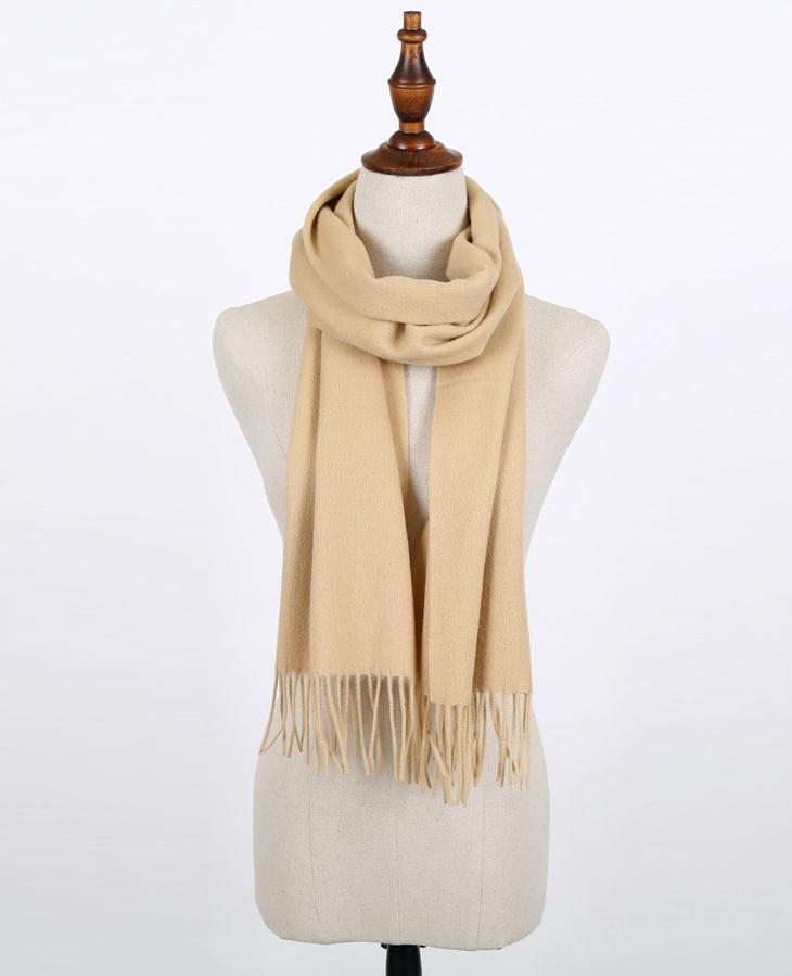 Pure Colors Fahion Wool Winter Warm Long Scarf Width Shawl Women Acces ...